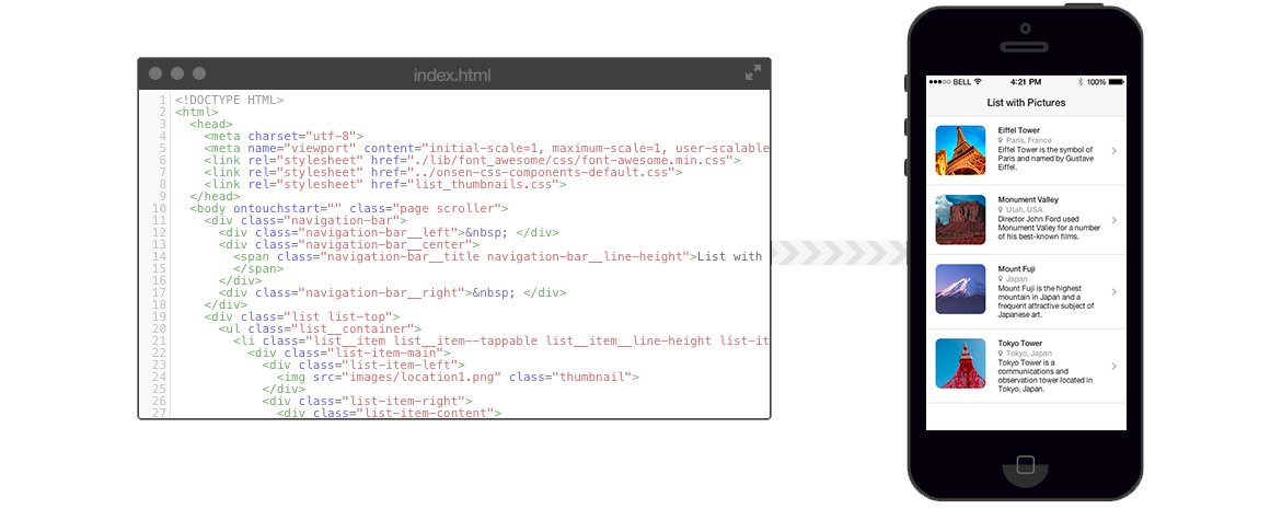 Cloud IDE for HTML5 Hybrid Mobile App Development with Cordova | Monaca